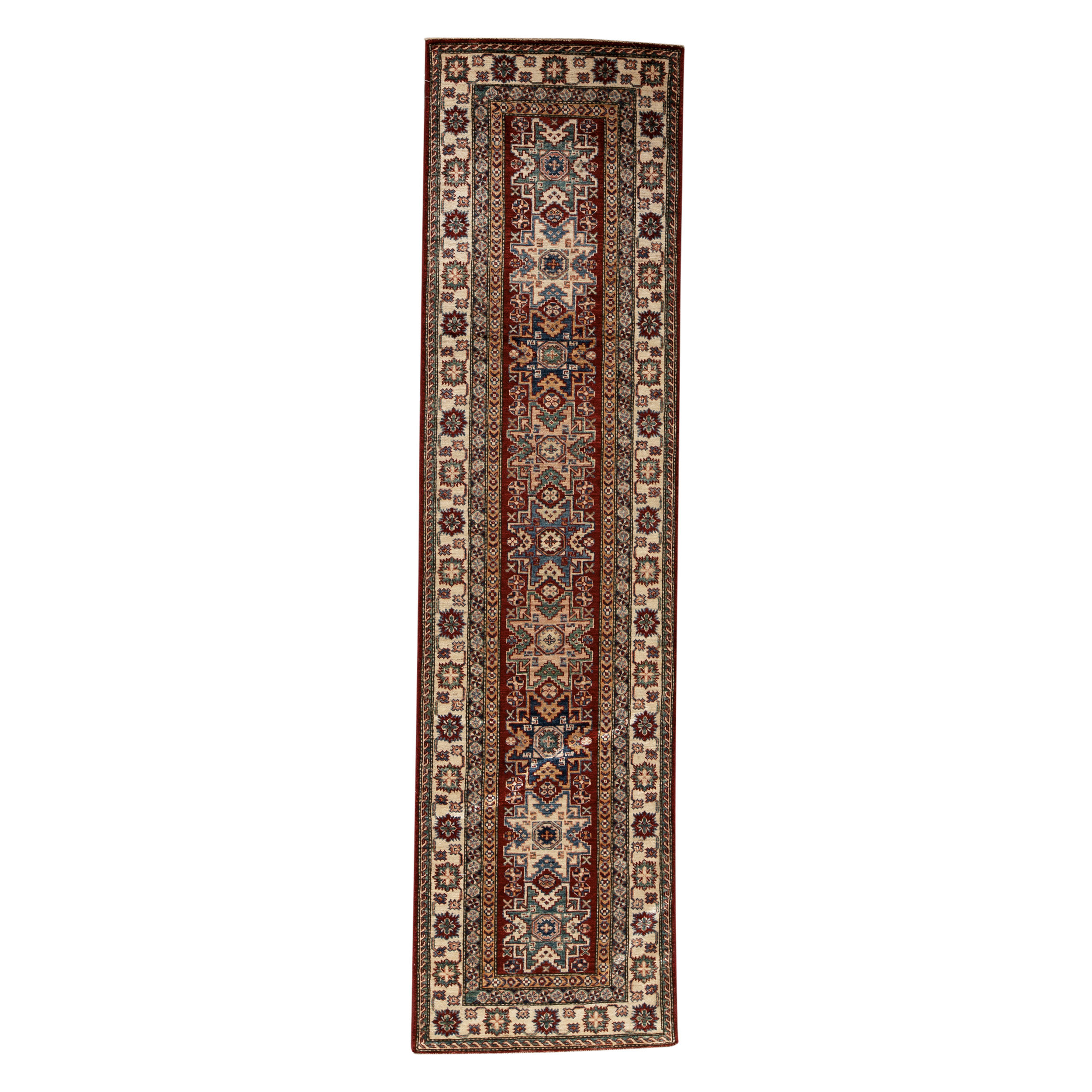 Bokara Rug Co., Inc. One-of-a-Kind 2'7" X 10' Runner Wool Area Rug in ...