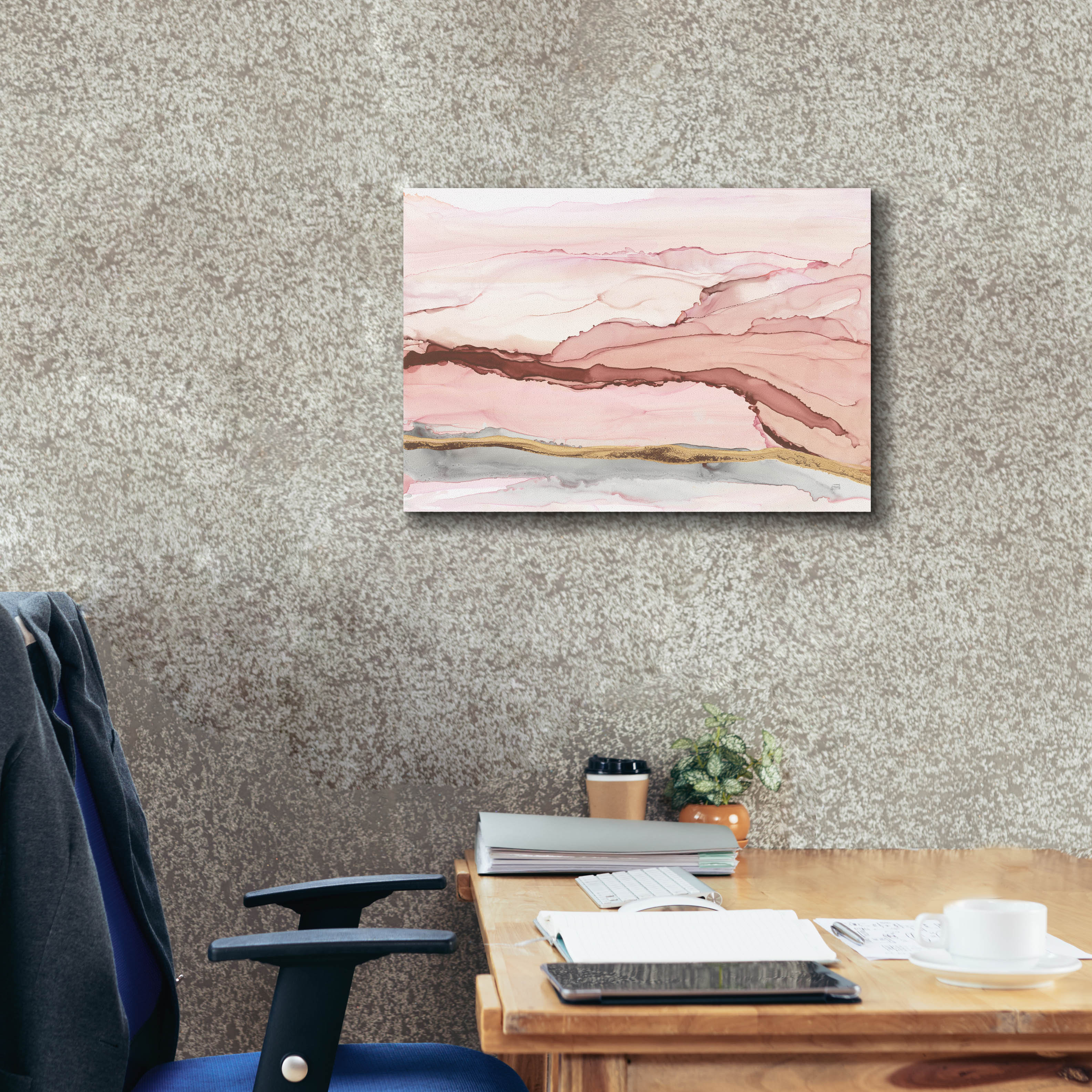 Everly Quinn 'The Vineyard 2 Blush' by Chris Paschke Canvas Wall Art ...