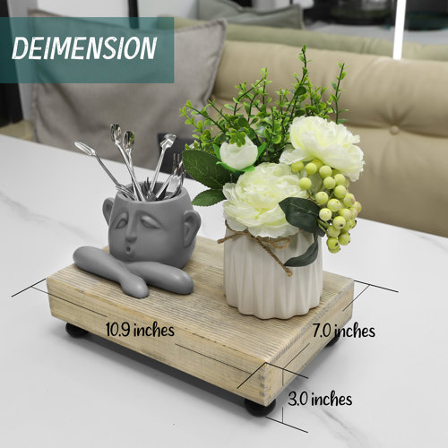 Rectangle Decorative Trays You'll Love | Wayfair
