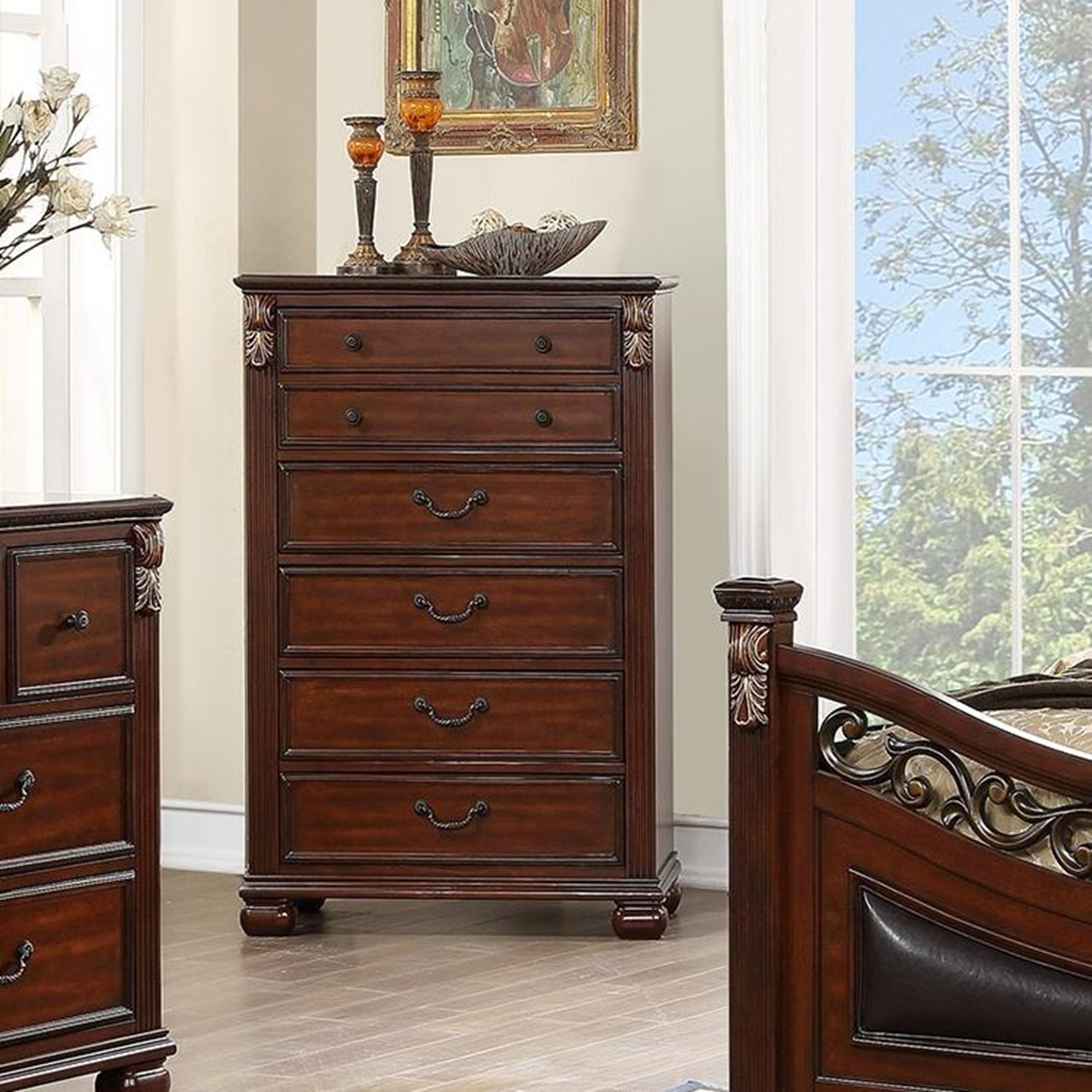 World Menagerie Chest Of Drawers Storage Bedroom Furniture Traditional ...