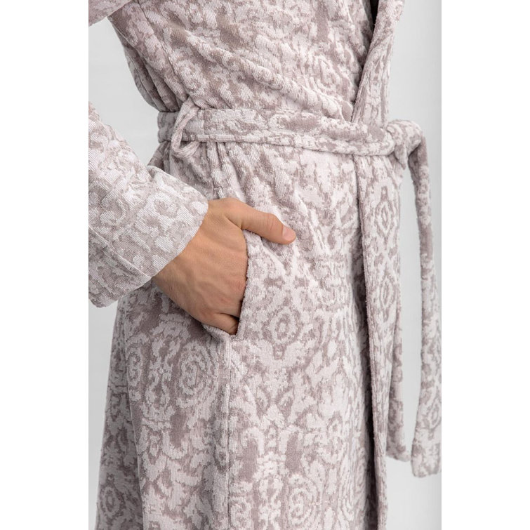 Togas Izar 100% Cotton Terry Cloth Above Knee Bathrobe with Pockets ...