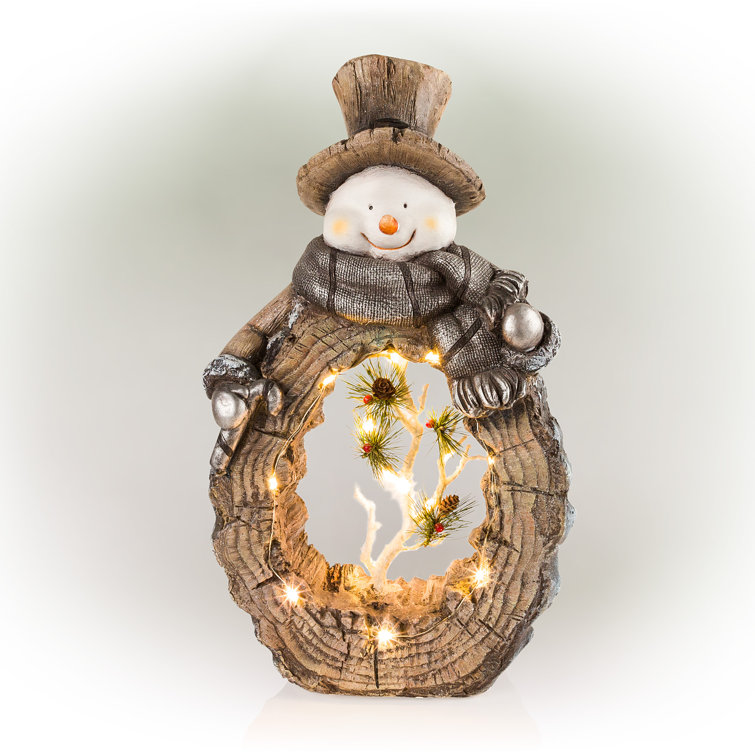 The Seasonal Aisle Snowman Statue Lighted Display & Reviews | Wayfair.co.uk
