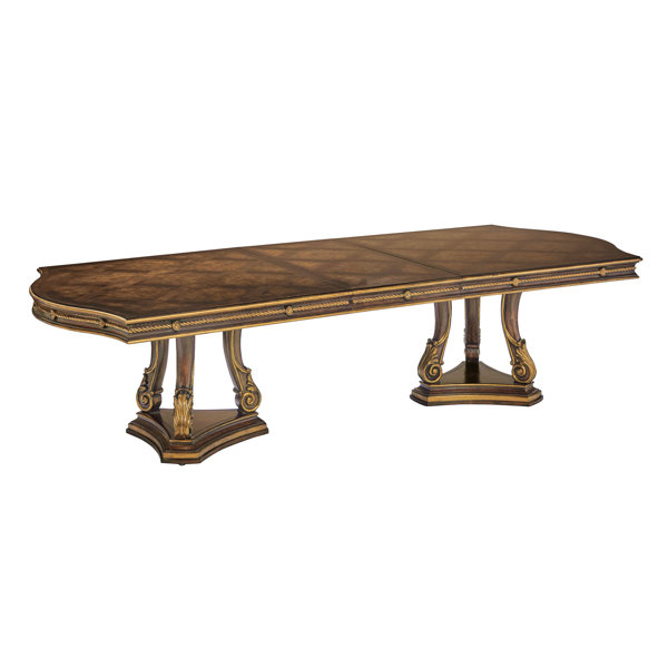 Maitland-Smith Sovereign Extendable Mahogany Solid Wood Dining Table ...