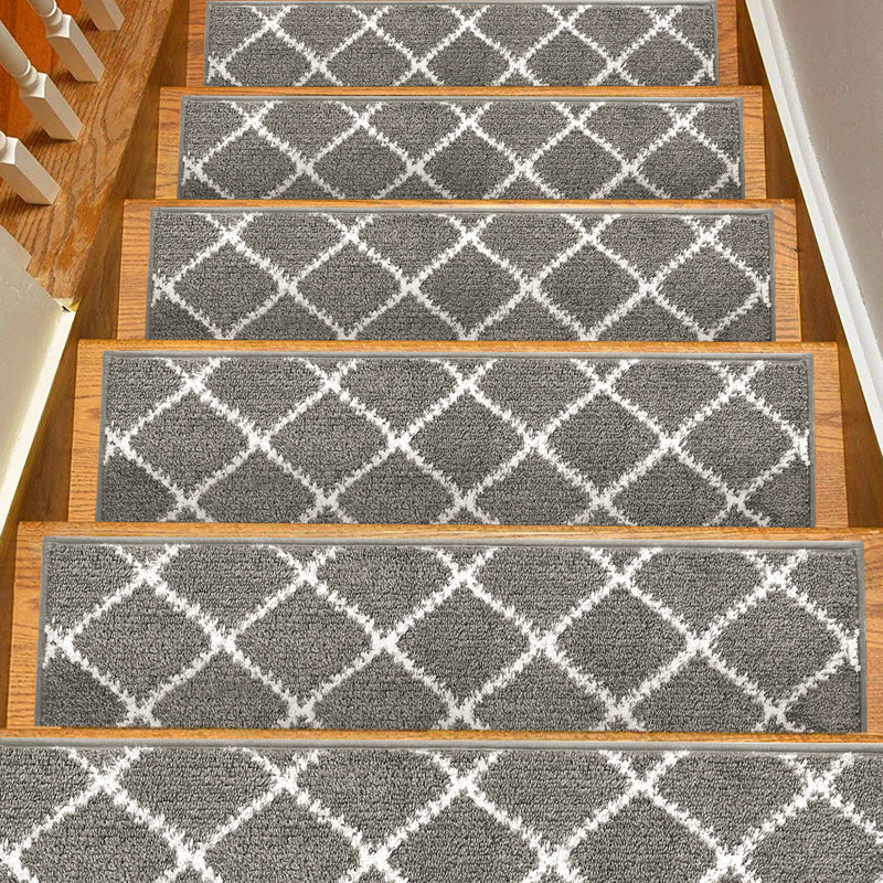 Latitude Run® Jahmiel Non-Slip Indoor Stair Tread | Wayfair