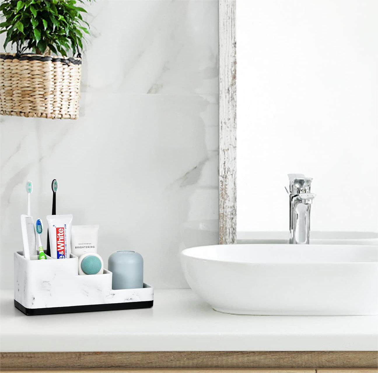 Brayden Studio® Toothbrush Holder For Bathroom, Bathroom Organizer ...