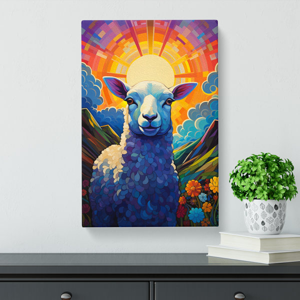 Brambly Cottage Sheep Deco - No Frame Print | Wayfair.co.uk