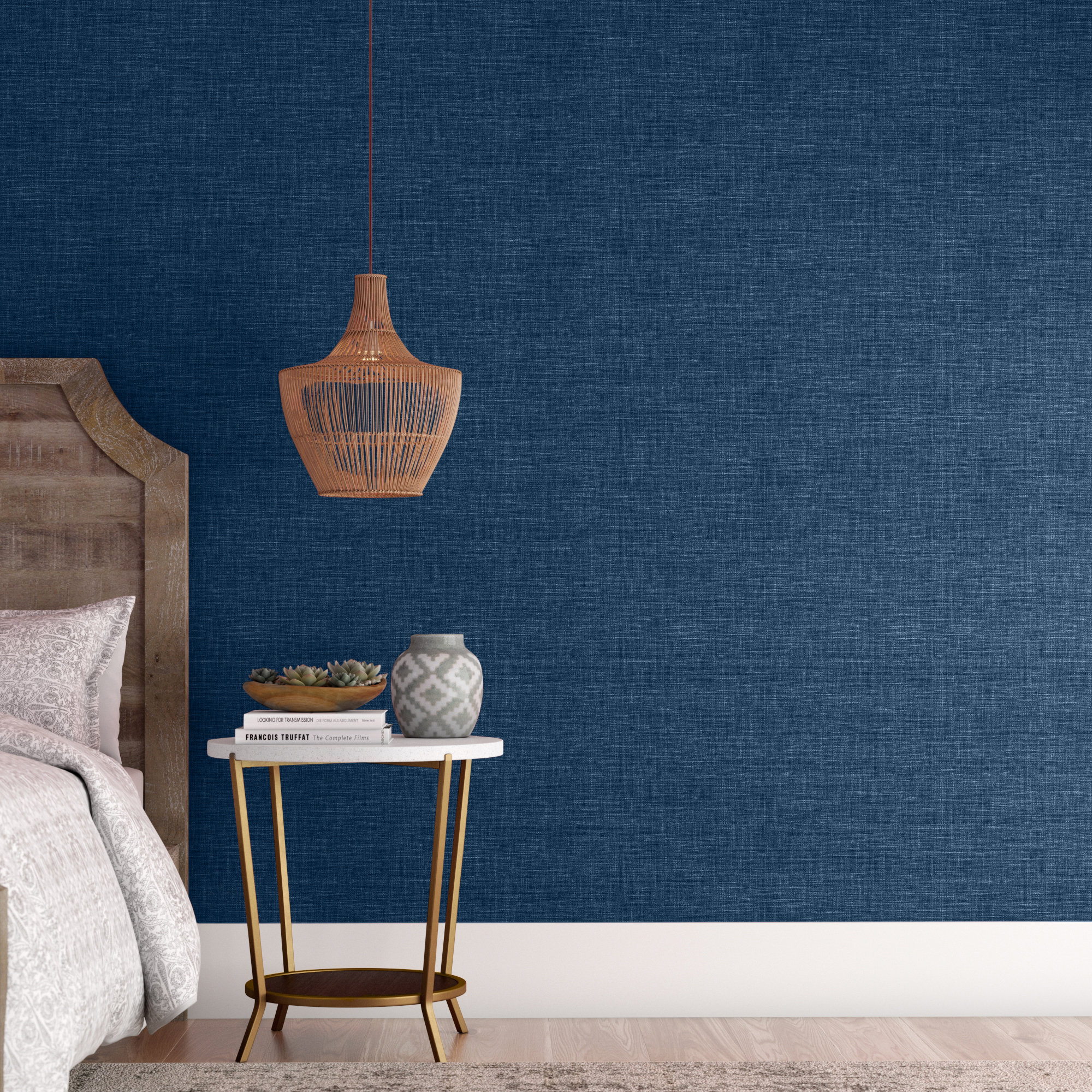 Beachcrest Home™ Dagmar 33' x 20.5" Exhale Faux Grasscloth Wallpaper ...