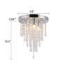 Rosdorf Park Deshai K9 Crystal Ceiling Light Fixture Flush Mount G9 ...