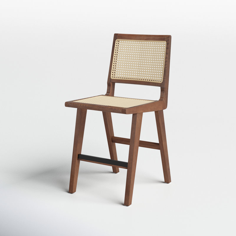 AllModern Atticus Cane Bar & Counter Stool & Reviews | Wayfair