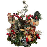The Holiday Aisle® Snowman 6' Artificial Pine Christmas Tree & Reviews ...