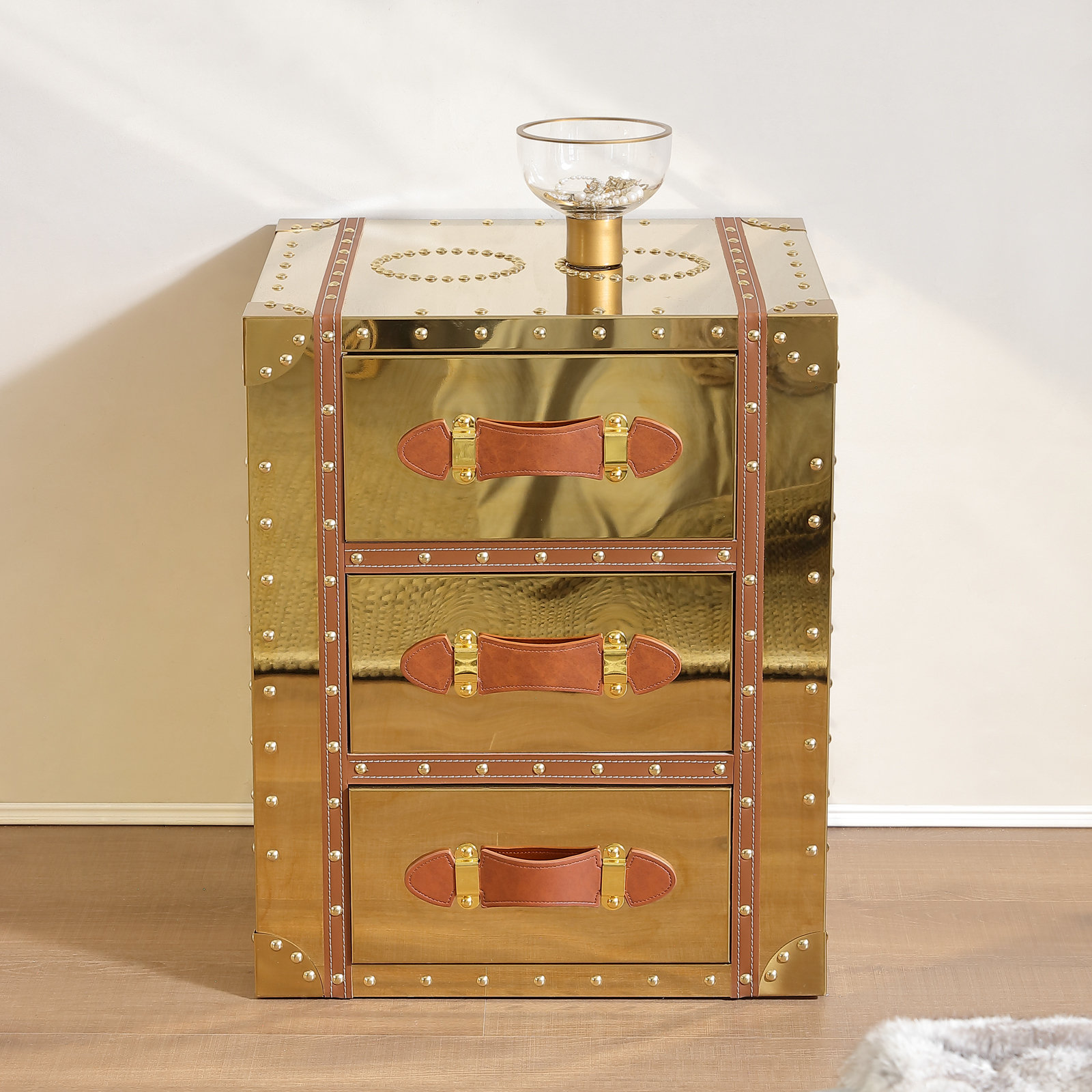 Everly Quinn Jaigo Metal Nightstand & Reviews | Wayfair