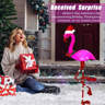 The Holiday Aisle® Solar Flamingo Garden Lights 2 Pack - Waterproof ...