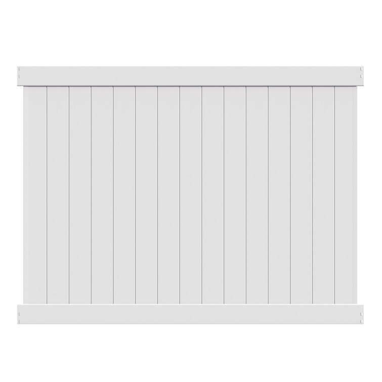 Barrette Outdoor Living Solid Privacy Panel Fence Kit & Reviews | Wayfair