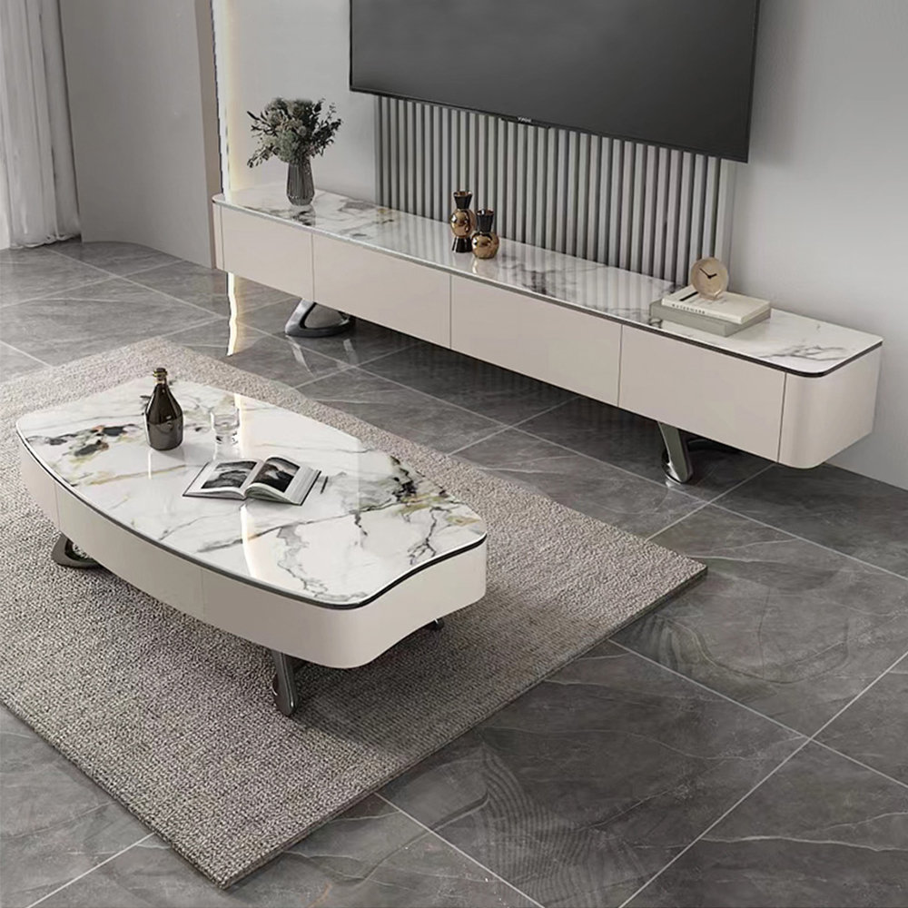 Bkoksety Modern light luxury style living room table sets | Wayfair