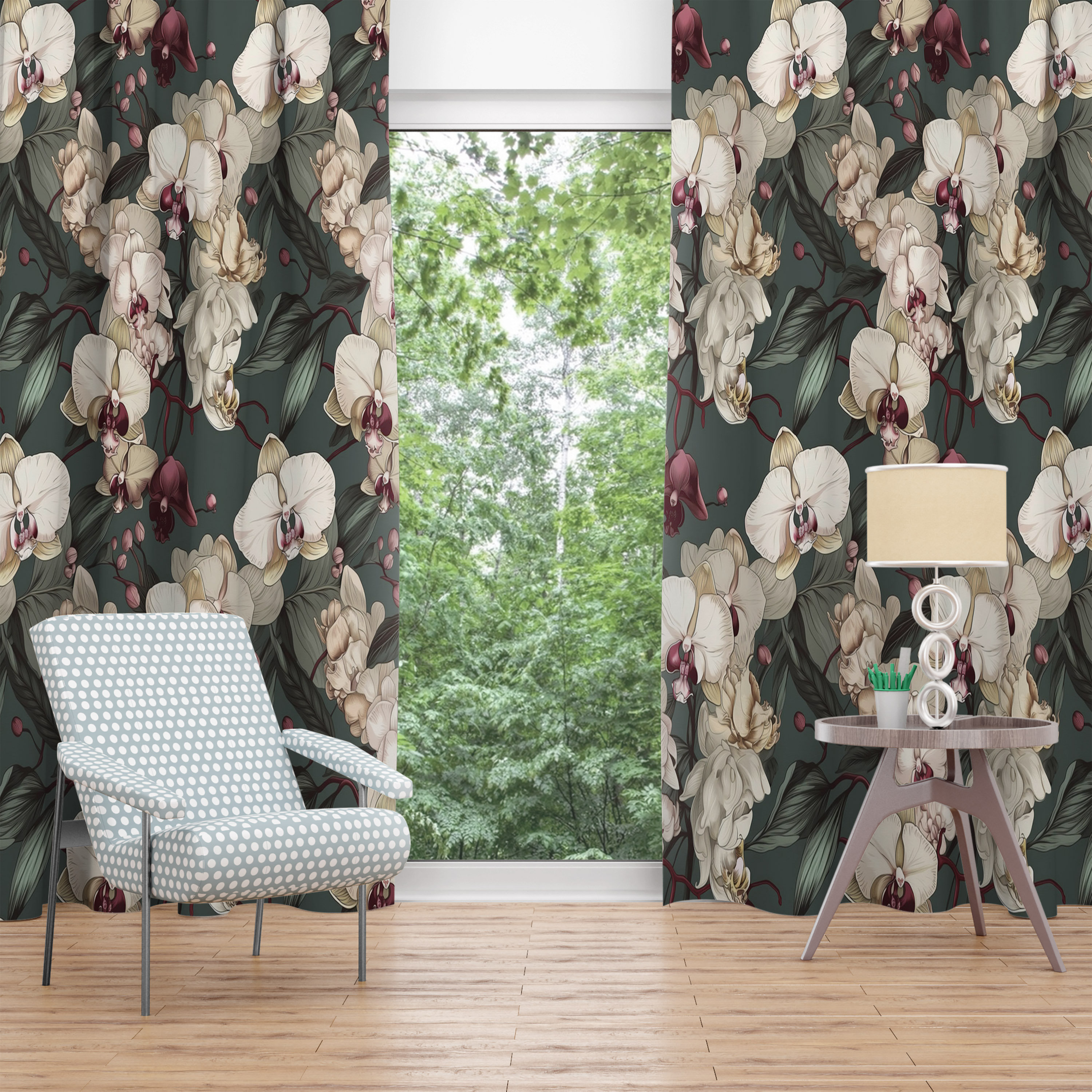 East Urban Home Gerfriede Polyester Room Darkening Curtain Pair | Wayfair