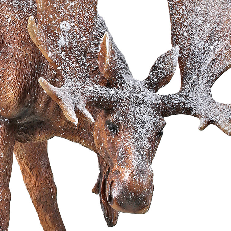 Regency International Natural Stand Moose with Head Down - Wayfair Canada