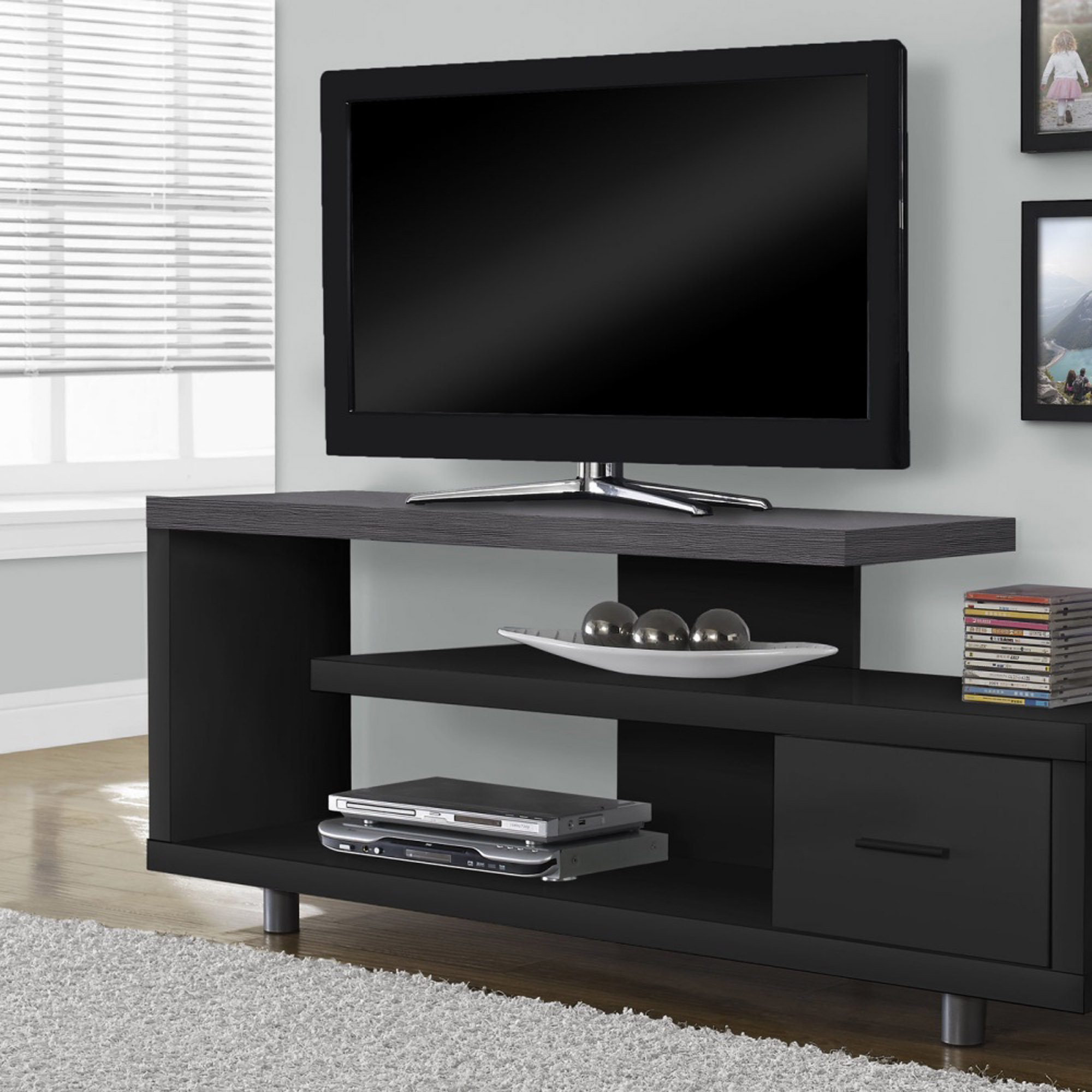 Latitude Run® Tv Stand, 60 Inch, Console, Media Entertainment Center ...