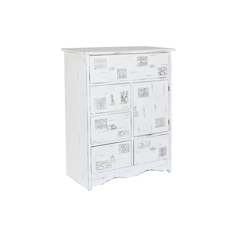 Fleur De Lis Living Constance 4 Drawer 78Cm W Combi Chest | Wayfair.co.uk