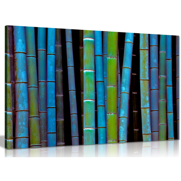 Panther Print Bamboo Forest - Wrapped Canvas Print | Wayfair.co.uk