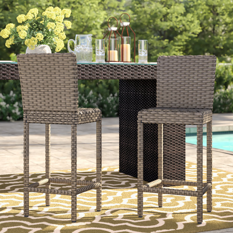 Sol 72 Outdoor™ Rochford 30" Patio Bar Stool & Reviews | Wayfair
