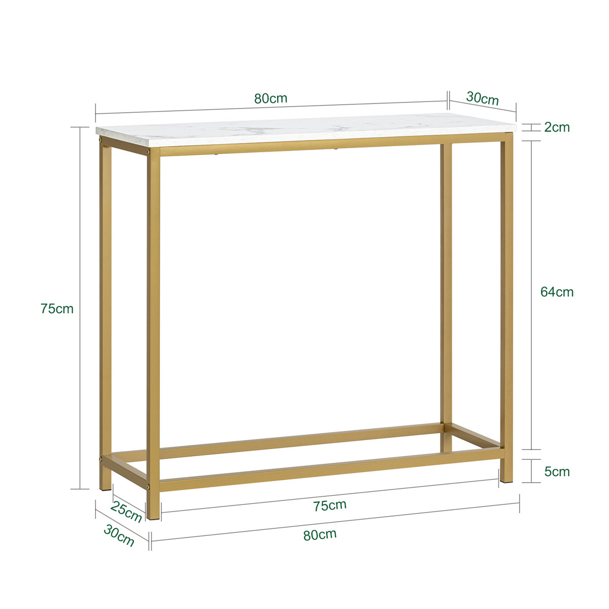 Etta Avenue Irie 80cm Console Table & Reviews | Wayfair.co.uk
