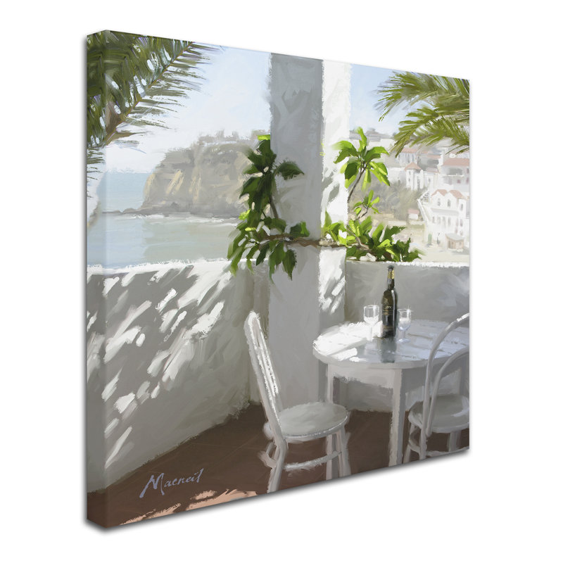 Trademark Art The Macneil Studio Mediterranean Café On Canvas by The ...