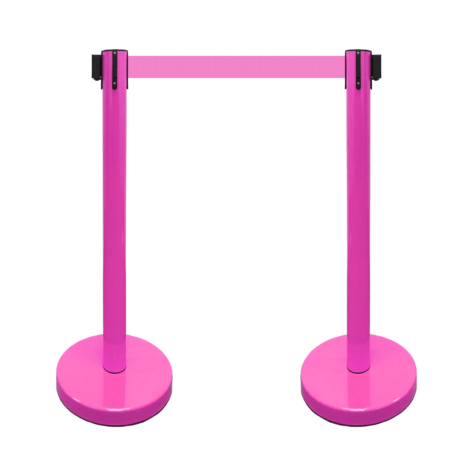 VIP Crowd Control Retractable Belt Queue Safety Stanchion Barrier Set ...