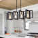 17 Stories Vinush 4 - Light Satin Black Kitchen Island Pendant | Wayfair
