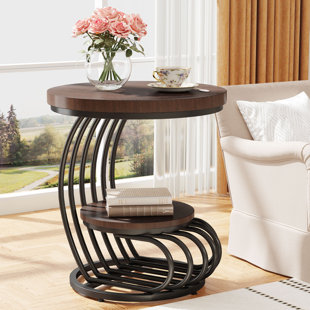 Black End & Side Tables You'll Love | Wayfair