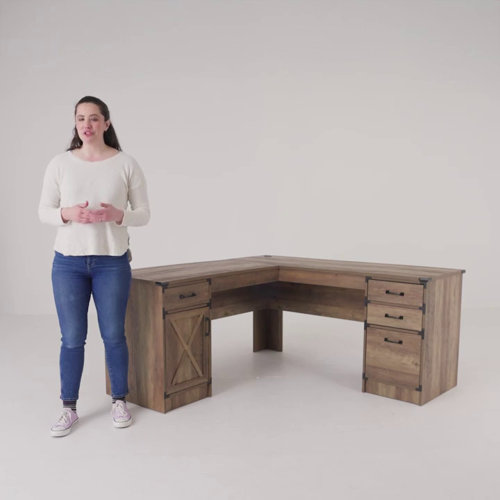 Trent Austin Design® Nguyen L-Shape Farmhouse Executive Desk & Reviews ...