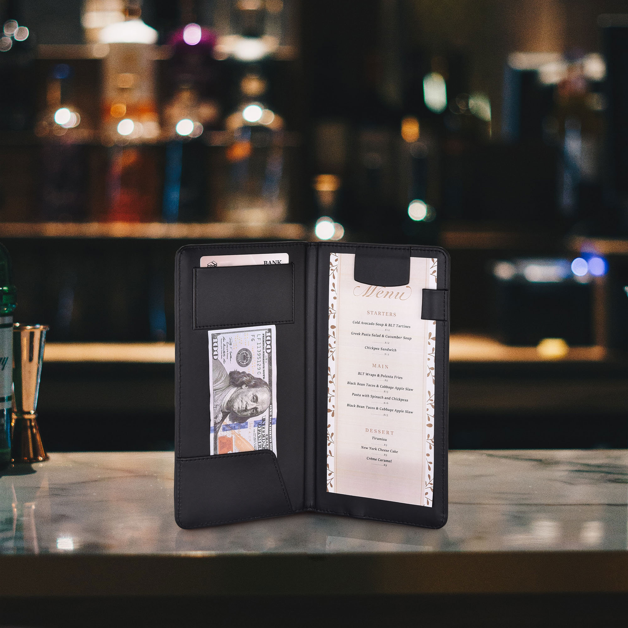 Yescom Backlit Illuminated Check Presenter Menu Holder | Wayfair