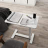 Inbox Zero Adjustable and Movable Overbed Table with Hidden Casters ...