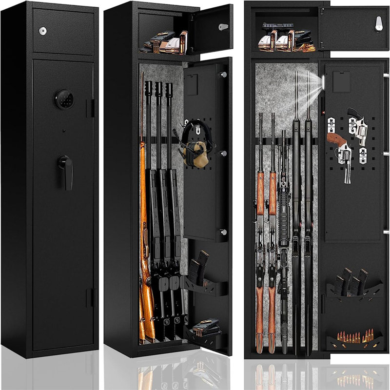 YITAHOME 5-4 Gun Safe, Gun Safes For Home Rifle And Pistols, Rifle Safe ...