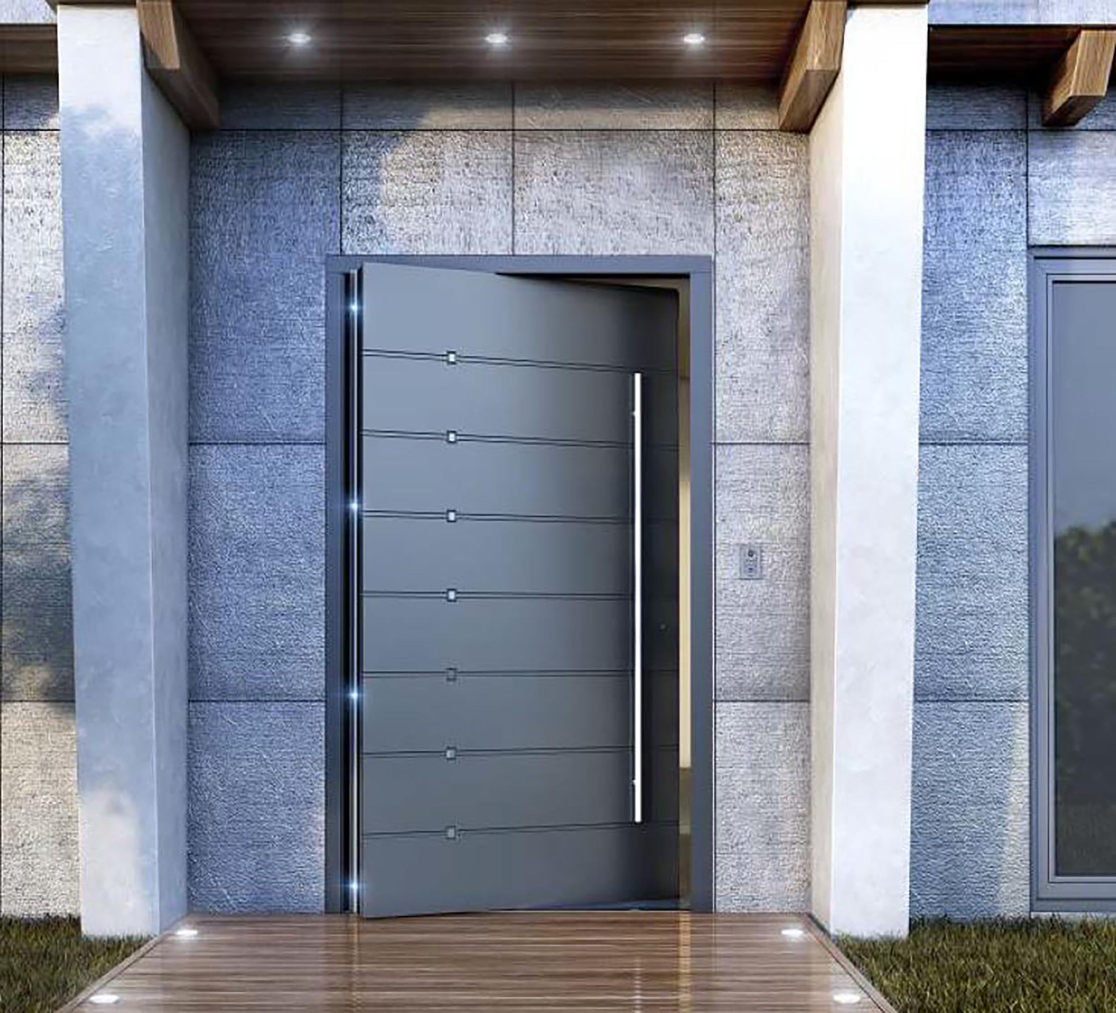 Custom Door Pros Mai Iron Pivot Door - Wayfair Canada