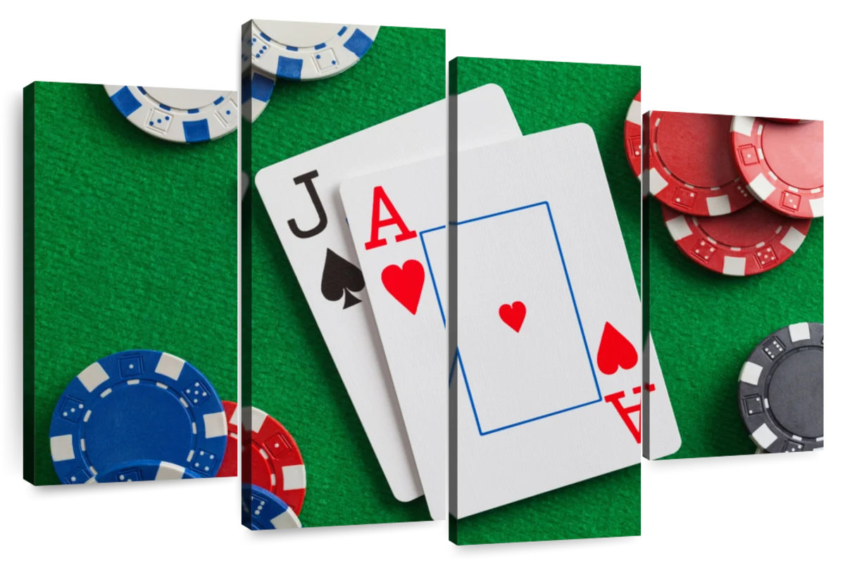 Ebern Designs Senne Blackjack Poker | Wayfair