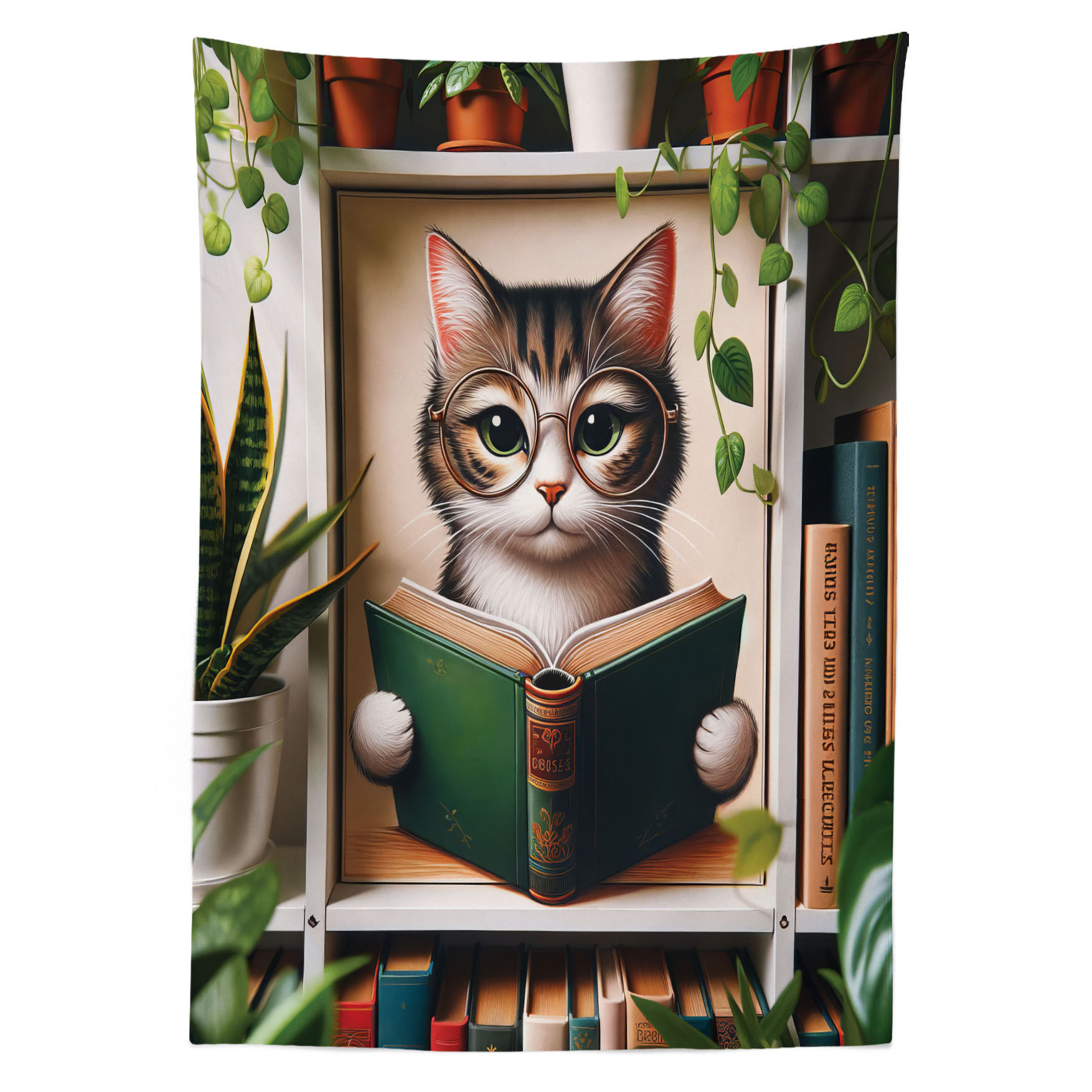 Latitude Run® Mulac Rectangle Cat Polyester Tablecloth | Wayfair