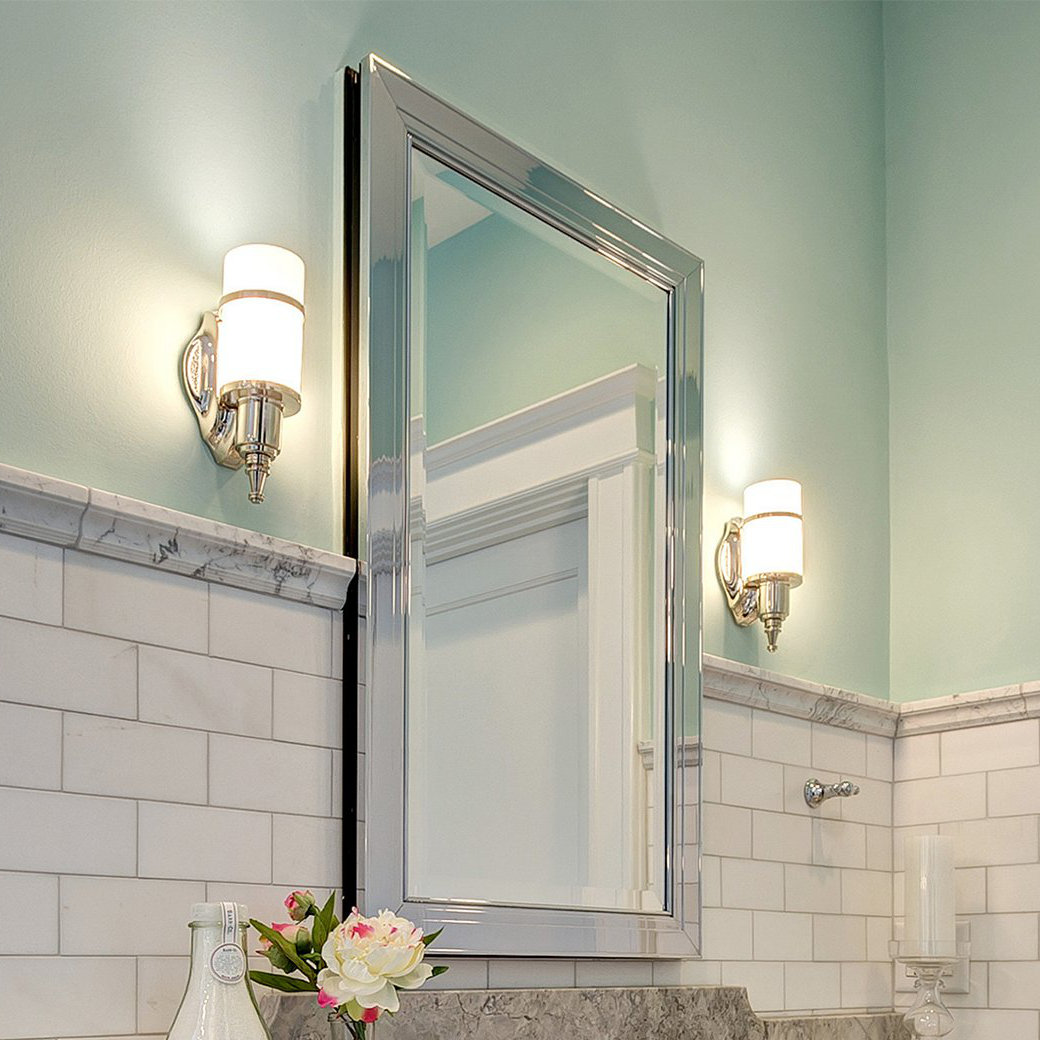 Robern Main Line Surface Mount Framed Medicine Cabinet | Wayfair