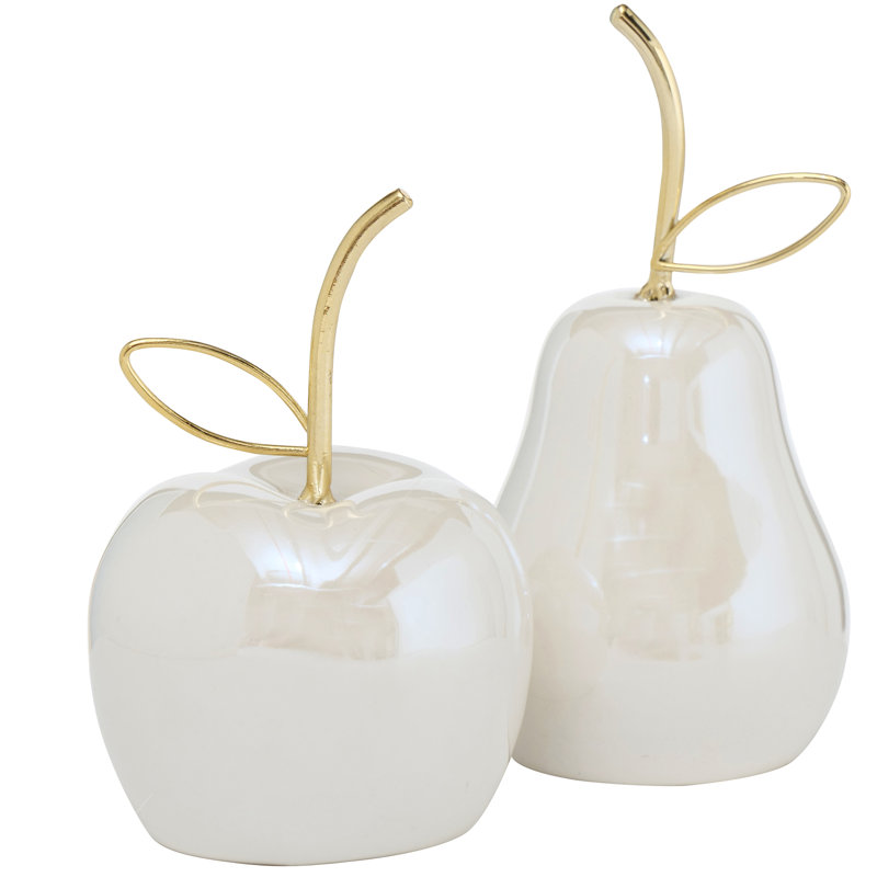 Mercer41 Zelene Apple and Pear Figurines | Wayfair
