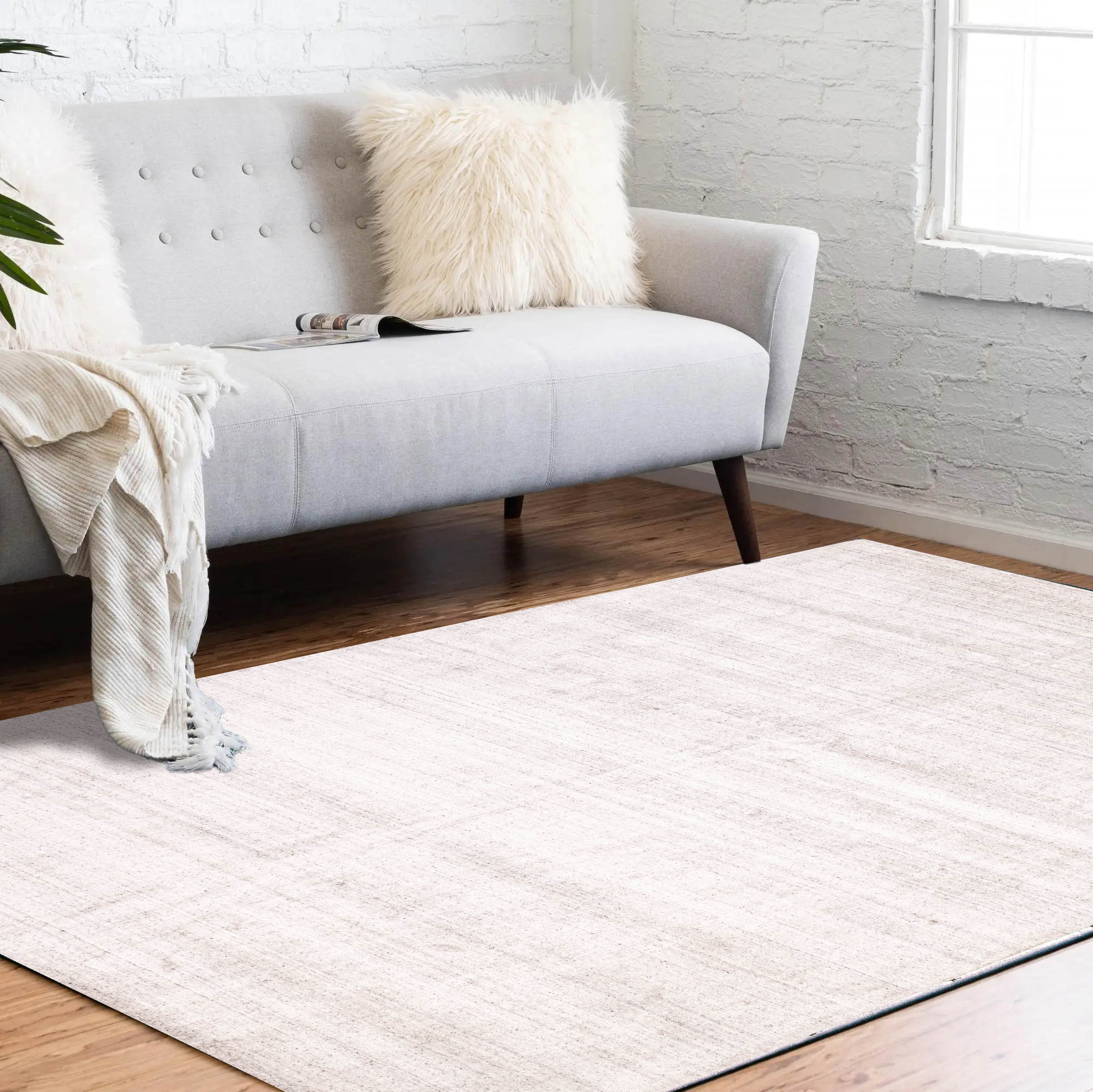 Isabelline Ananda Grey Rug 9'0" x 12'0" | Wayfair