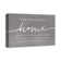 Trinx Home Definition Gray Print On Canvas | Wayfair