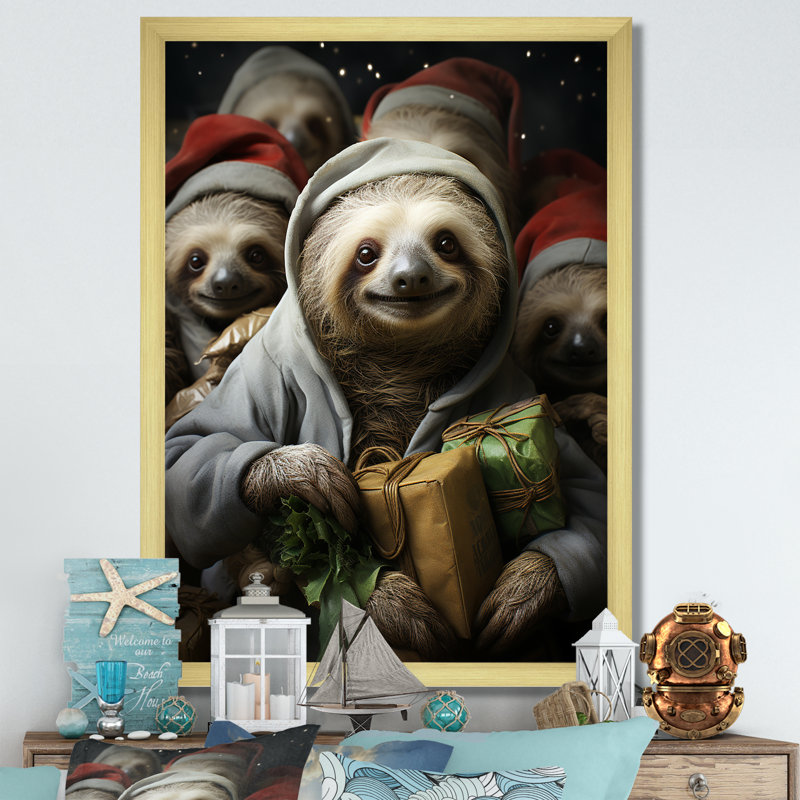 funny sloth art