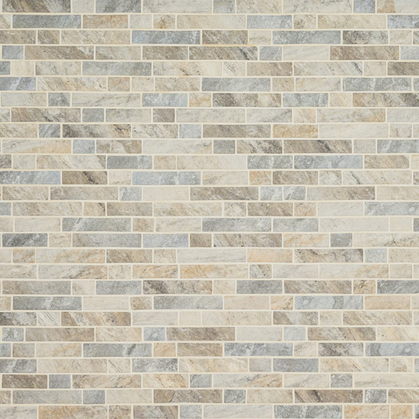 MSI Carreau de mosaïque mural et en verre 11,81 po x 11,81 po Stonella ...