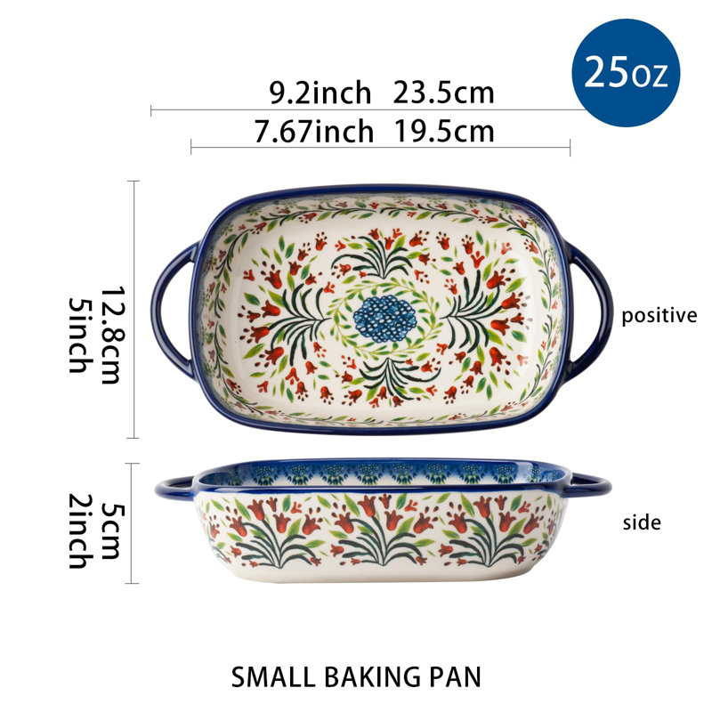 ATC HOLDINGS Rectangle Ceramic Baker Bakeware | Wayfair