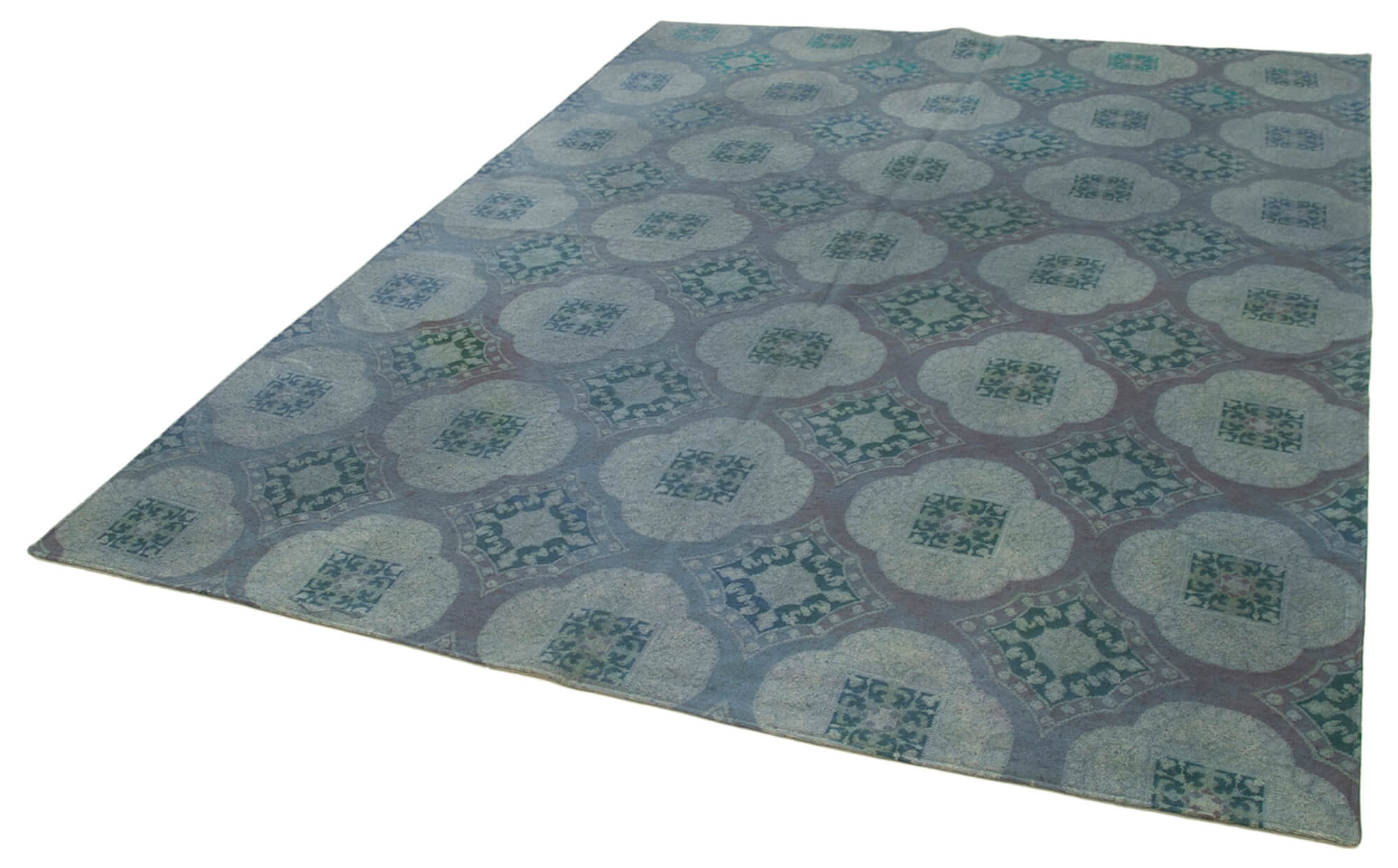 Lark Manor Tapis intérieur / extérieur rectangulaire en coton 6 pi 9 po x 9 pi Shiena - Wayfair ...