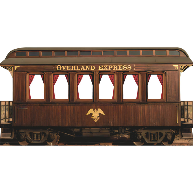 Wet Paint Printing SS11347 Wild West Western Train Cargo Passagers ...