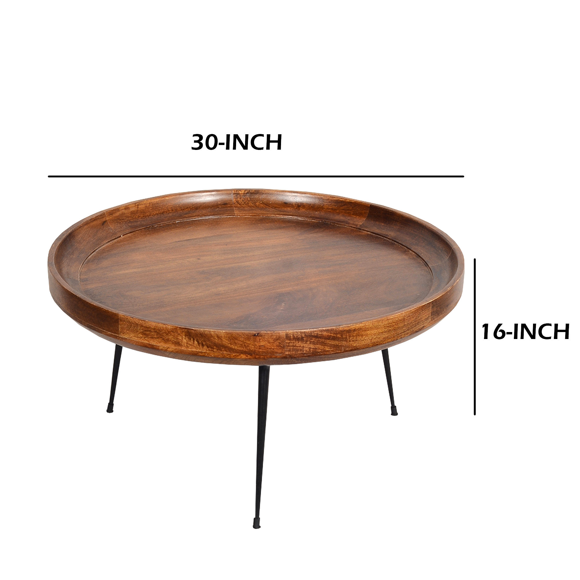 Trent Austin Design® Zenaide Round Mango Wood Coffee Table & Reviews ...
