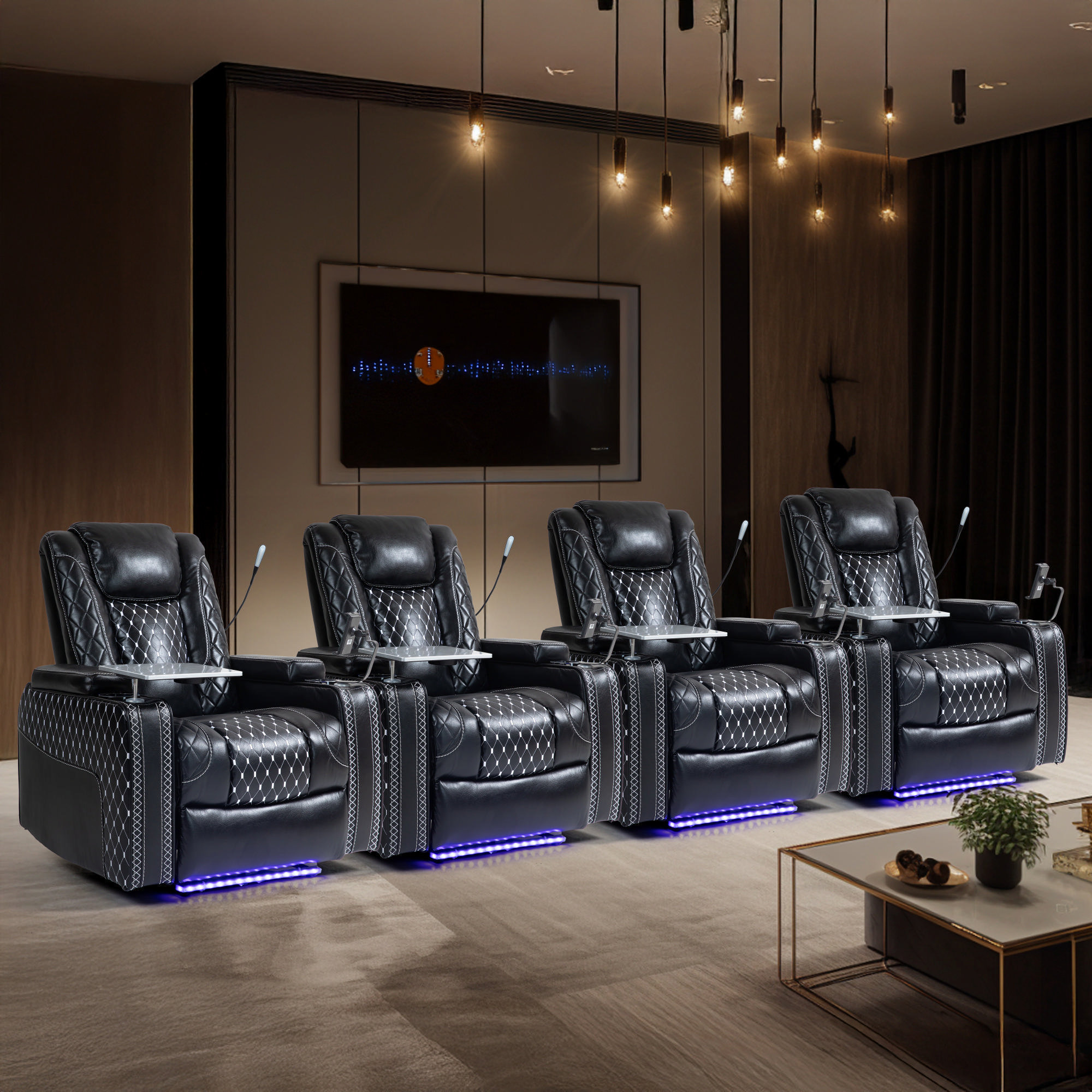 Ivy Bronx Contemporary Zero-Gravity Breathable Faux Leather Home ...