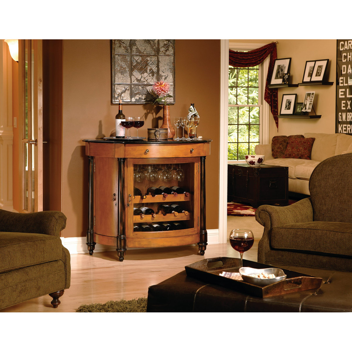 Howard Miller® Merlot Valley Wine and Spirits Console & Reviews | Perigold