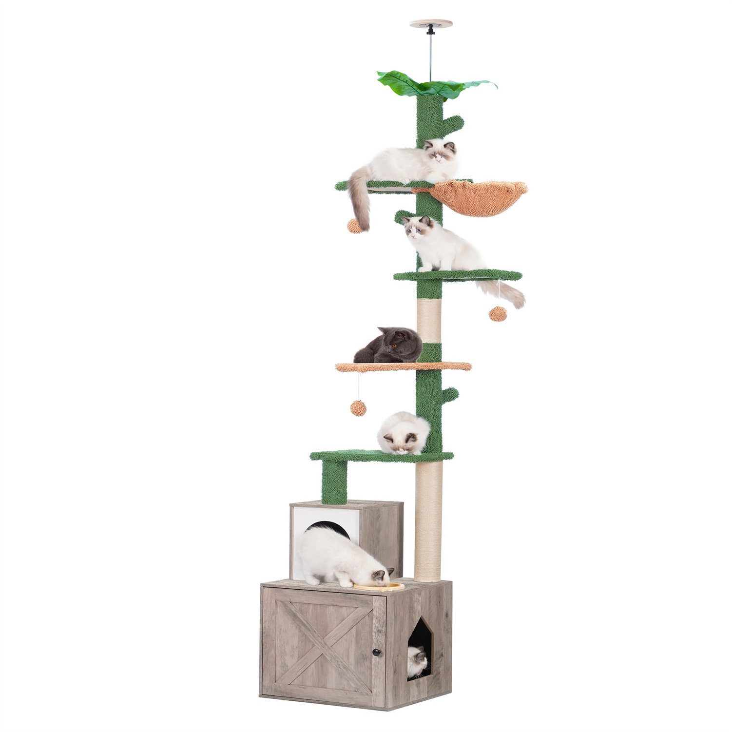 Tucker Murphy Pet™ Evalene 108.7'' H Cat Tree | Wayfair