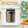Advwin 4l Electric Composter For Kitchen, Smart Indoor Compost Bin With ...